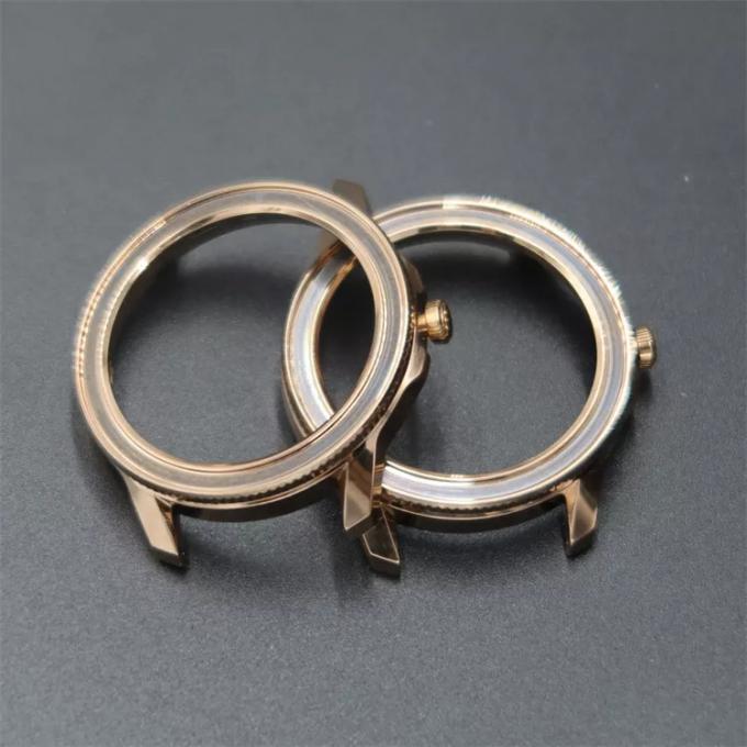 SS316 CNC Machining Watch Parts Odm Chrome Plating Watch Case